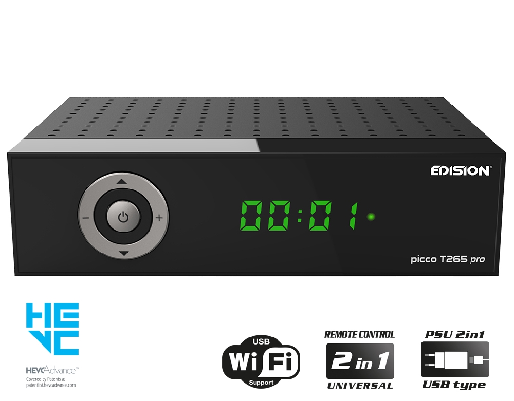 RECEIVERS / TERRESTRIAL / CABLE / PICCO T265 pro HD